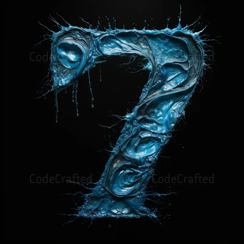 Veiny Numbers In Horror Style Midjourney Prompt | PromptBase