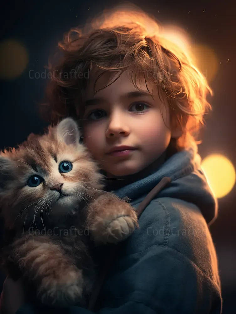Photorealistic Children With Plushy Toys Midjourney Prompt | PromptBase