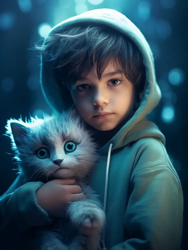 Photorealistic Children With Plushy Toys Midjourney Prompt | PromptBase