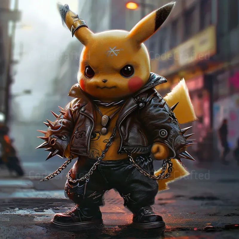 Gangster Pokemon With Tattoos Midjourney Prompt | PromptBase