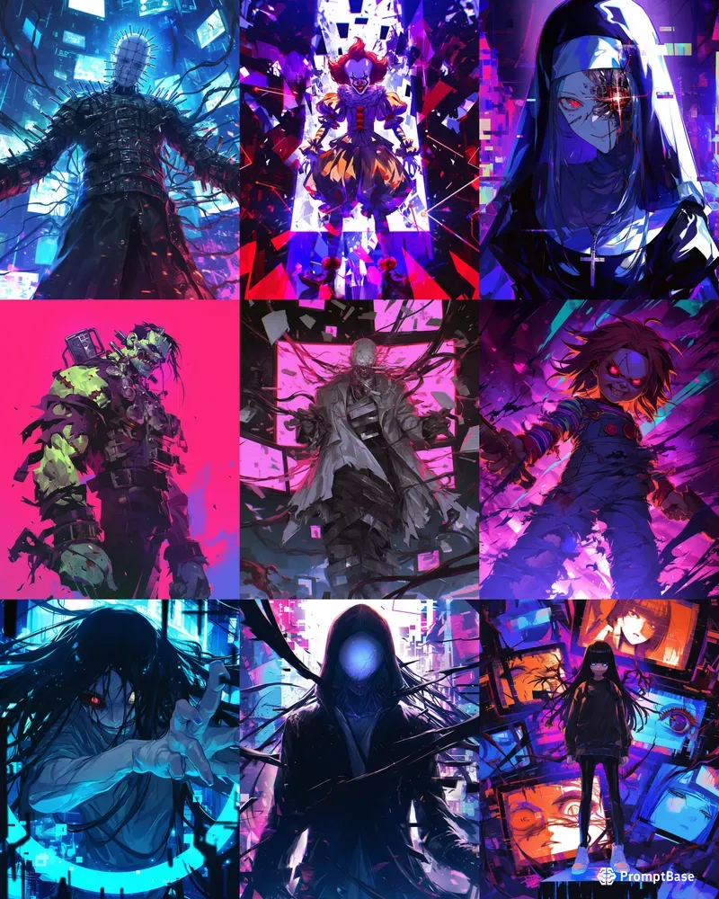 Creepy Gaming Characters Unleashed Midjourney Prompt Promptbase