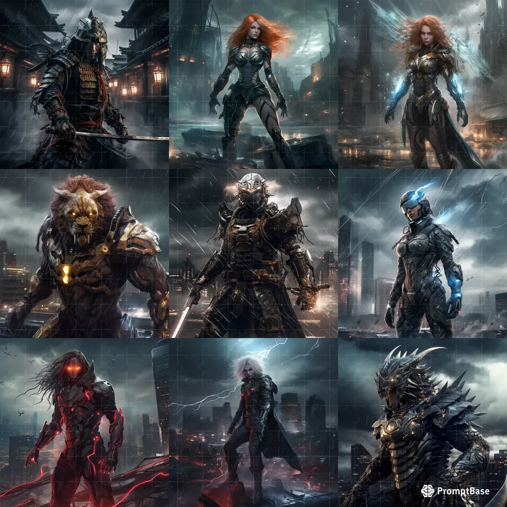 Hyper Realistic Dark Fantasy Characters Midjourney Prompt | PromptBase