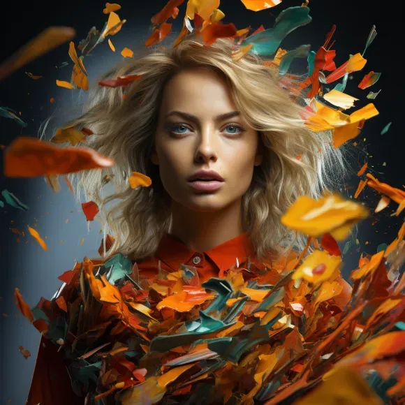 Colorful Model Photographs Midjourney Prompt | PromptBase