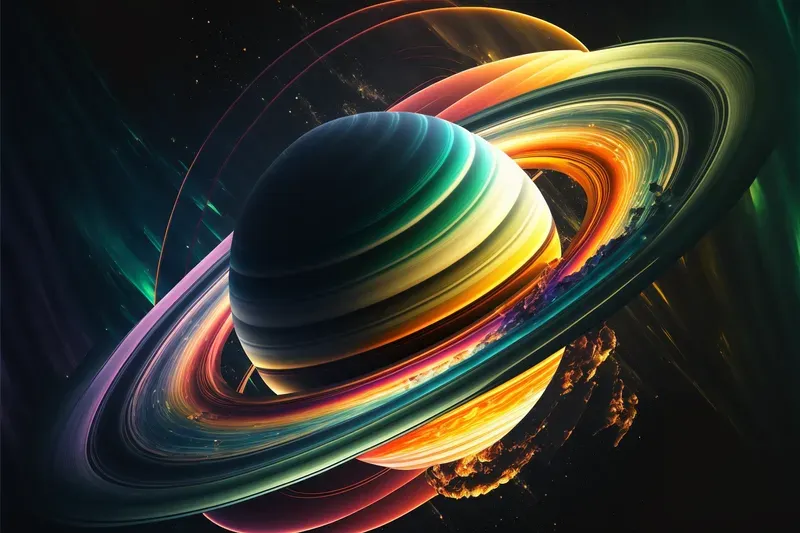 Vibrant Space Wallpapers Midjourney Prompt | PromptBase