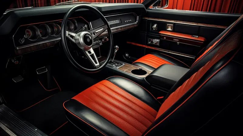 60s And 70s Car Interior Designs Midjourney Prompt | PromptBase
