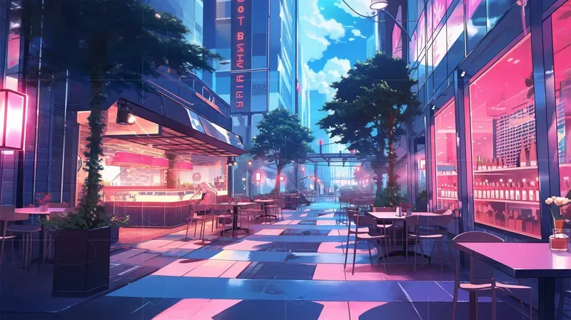 Lofi Cafe Backgrounds Midjourney Prompt | PromptBase