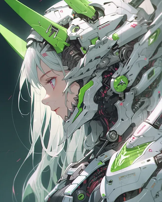 Mecha Anime Girls Midjourney Prompt Promptbase