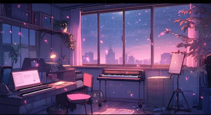 Lofi Workspace Backgrounds Midjourney Prompt | PromptBase