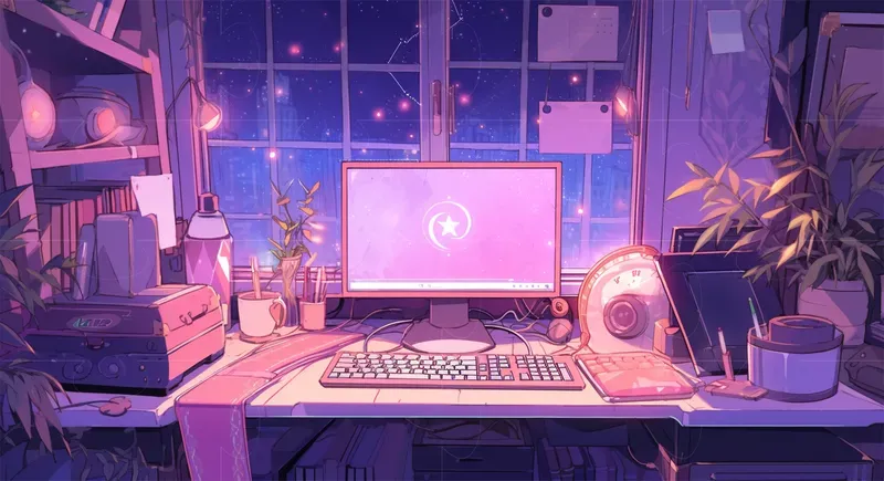 Lofi Workspace Backgrounds Midjourney Prompt | PromptBase