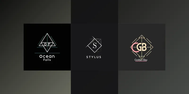 Minimalist Monogram Logo Generator App Promptbase