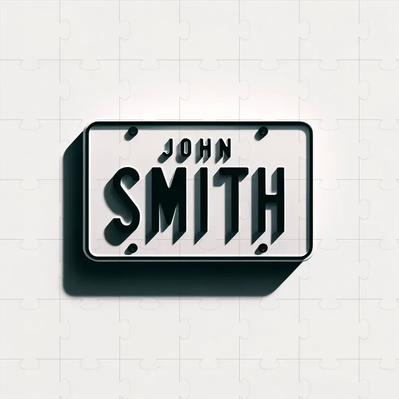 Craft Your Signature License Plates DALL·E Prompt | PromptBase
