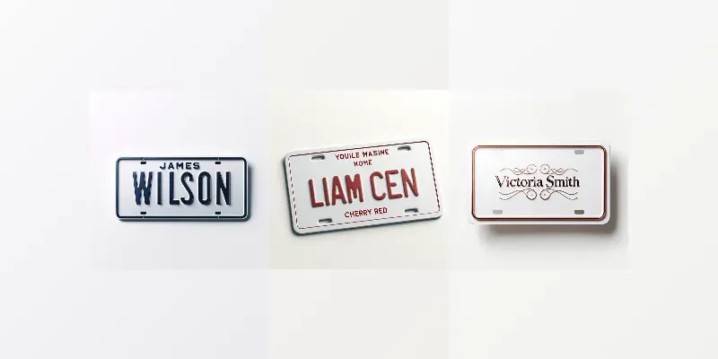 Craft Your Signature License Plates DALL·E Prompt | PromptBase