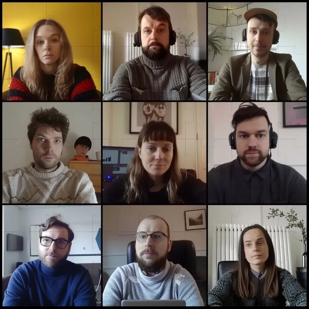 Zoom Video Call Screens Midjourney Prompt | PromptBase