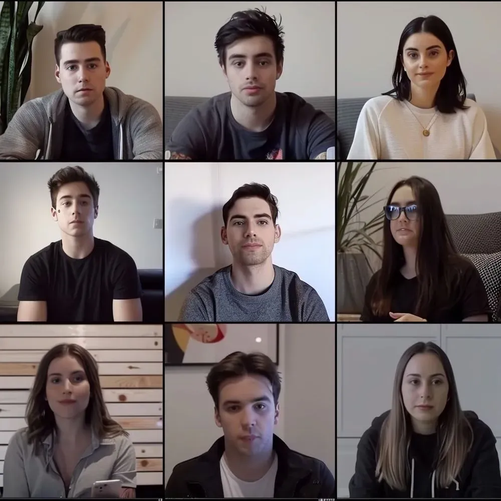 Zoom Video Call Screens Midjourney Prompt | PromptBase