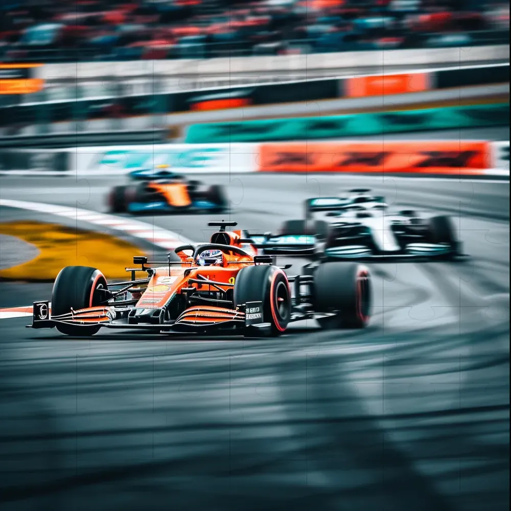 Realistic F1 Action Shots Midjourney Prompt | PromptBase