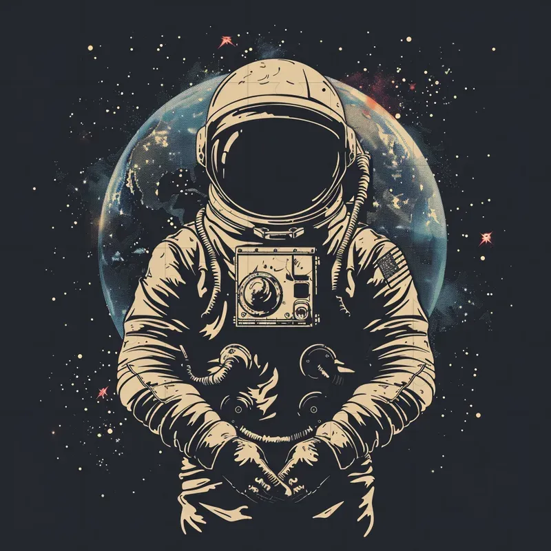 Nasa Space Theme Shirt Designs Midjourney Prompt | PromptBase