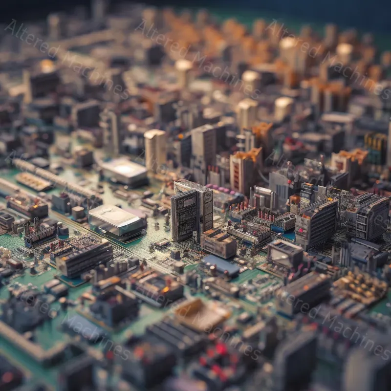 Futuristic Electronic Cities Midjourney Prompt | PromptBase