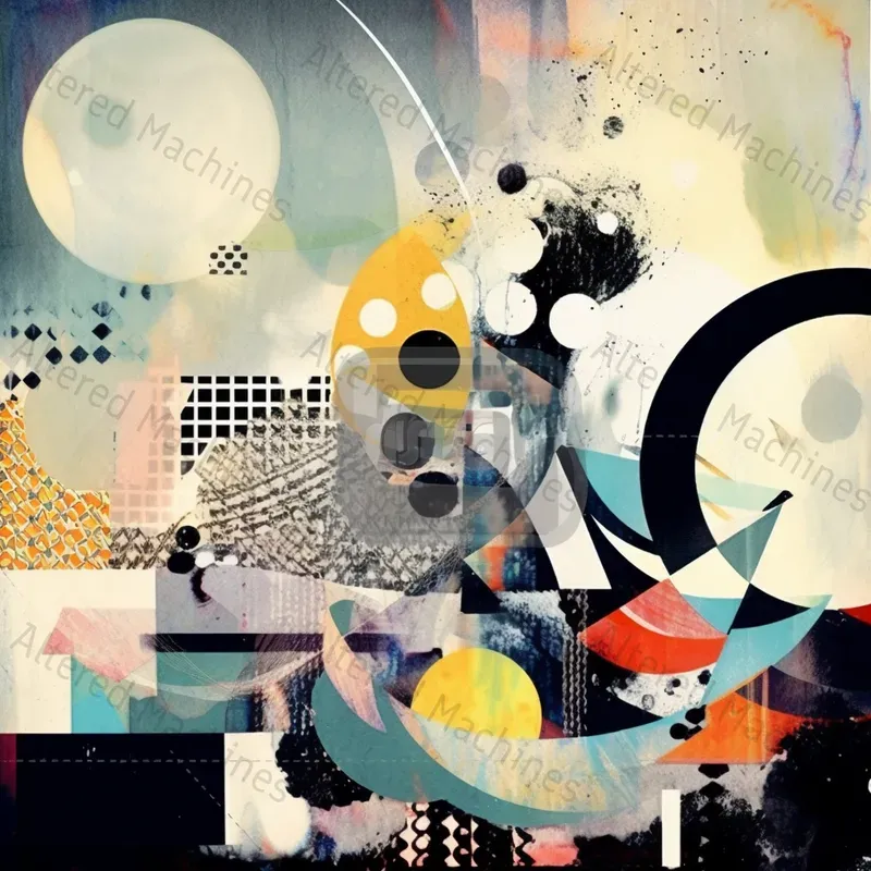 Abstract Art Collages Midjourney Prompt | PromptBase