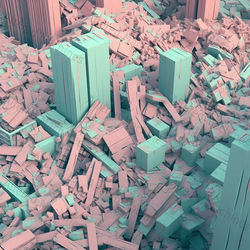 Generative Block Structures Midjourney Prompt | PromptBase