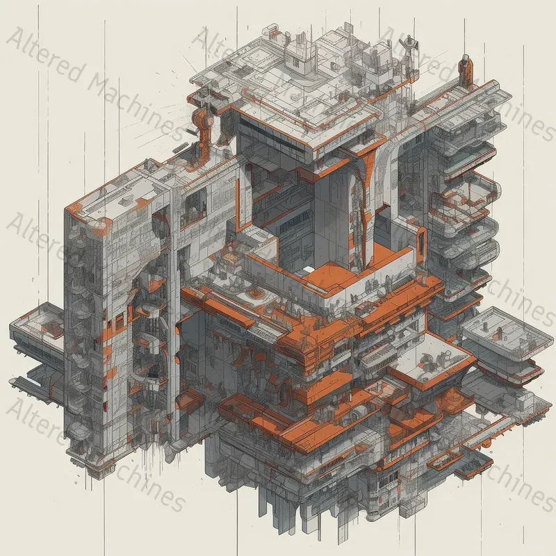 Generative Block Structures Midjourney Prompt | PromptBase