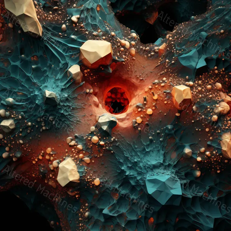 Microscopic Abstract Patterns Midjourney Prompt | PromptBase