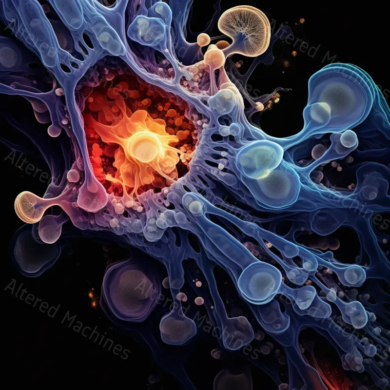 Microscopic Abstract Patterns Midjourney Prompt | PromptBase