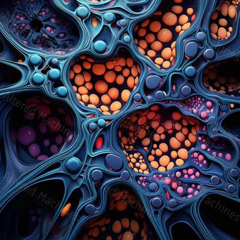 Microscopic Abstract Patterns Midjourney Prompt | PromptBase