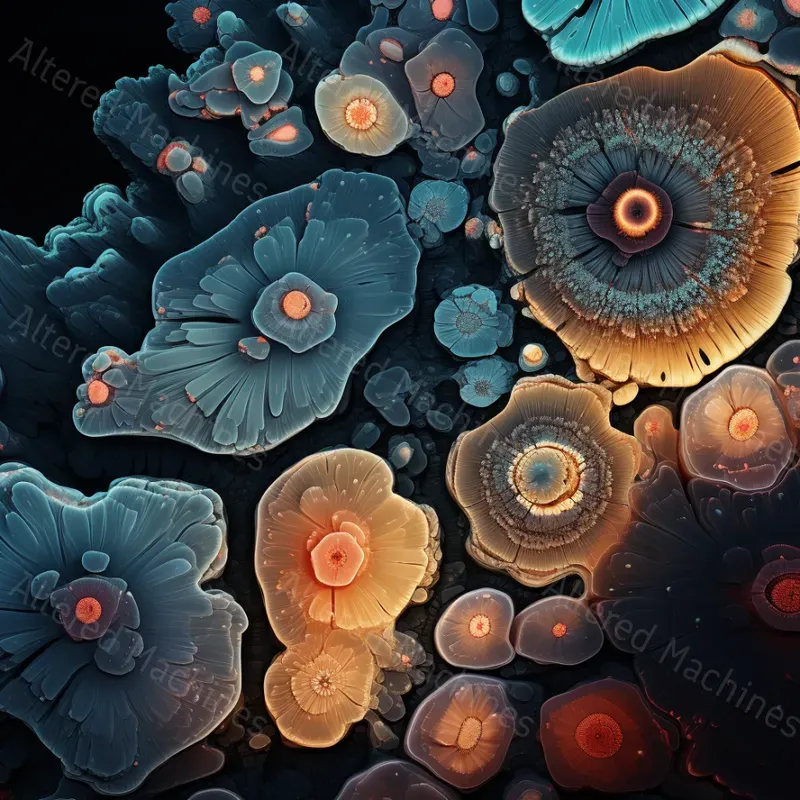 Microscopic Abstract Patterns Midjourney Prompt | PromptBase