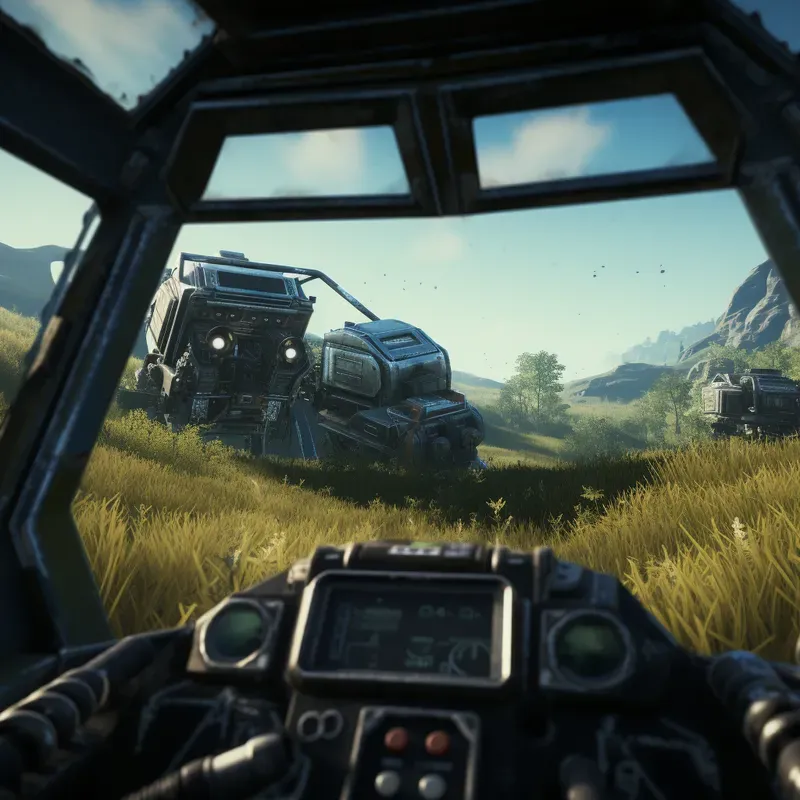 Mech Cockpit Views Midjourney Prompt | PromptBase