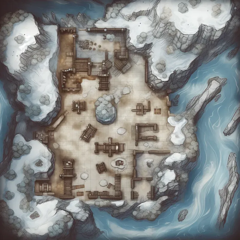 Tabletop RPG Maps Midjourney Prompt | PromptBase