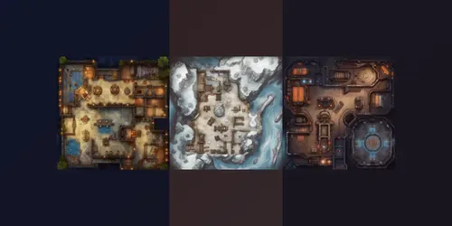 Fast RPG Tabletop Maps Midjourney Prompt | PromptBase