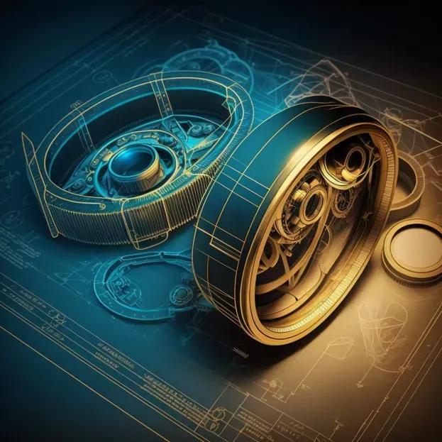 Detailed Blueprint - Technical Drawings Midjourney Prompt | PromptBase