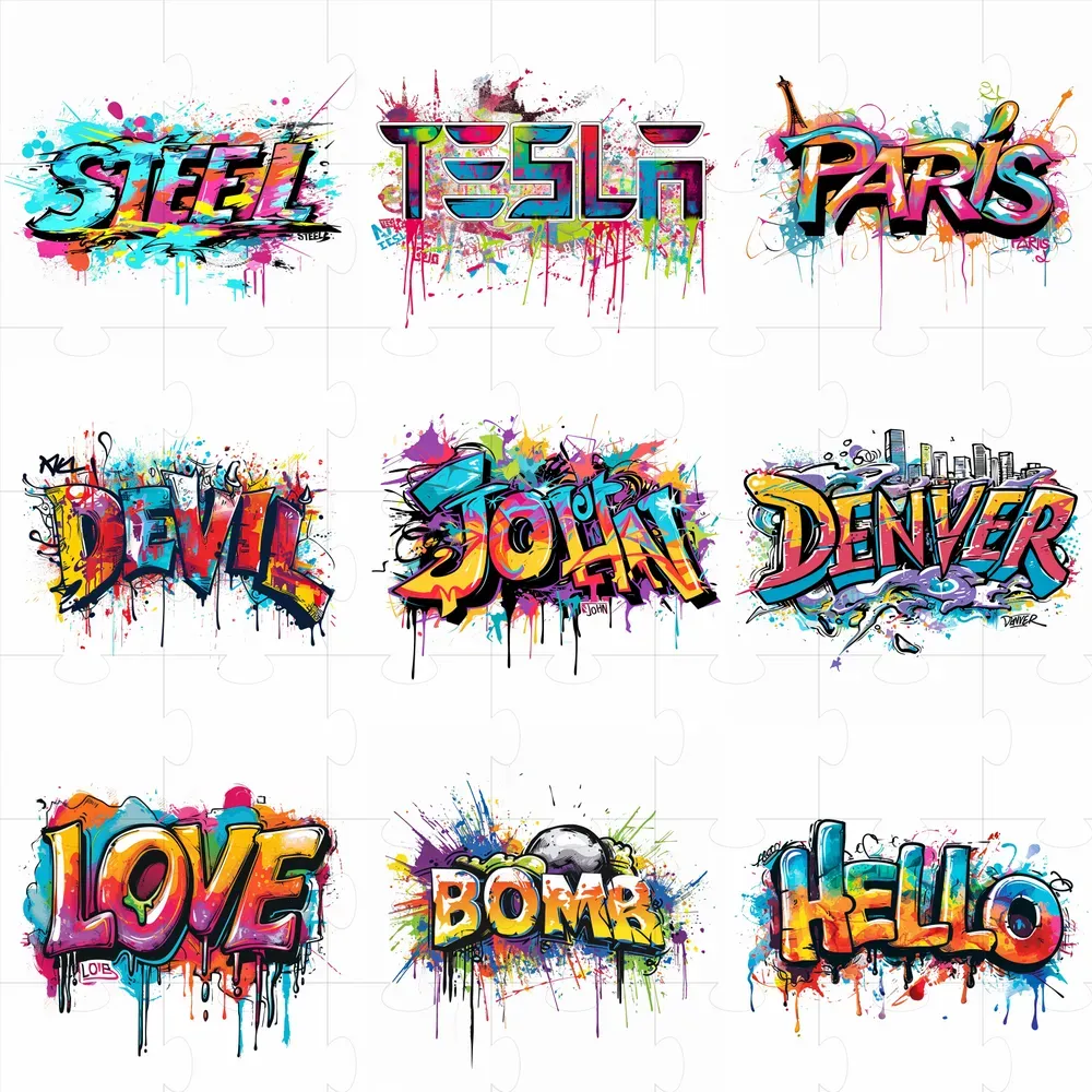 Graffiti Texts Midjourney Prompt | PromptBase