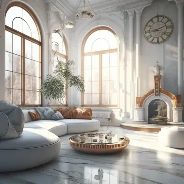 Interior Design Elegant Living Rooms Midjourney Prompt | PromptBase