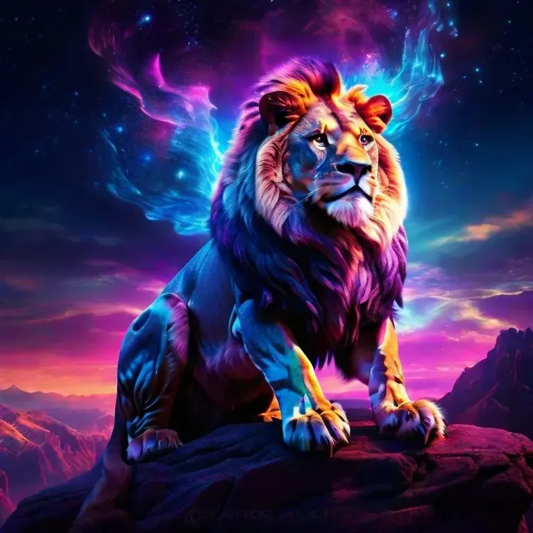 Astral Neon Animals Leonardo Ai Prompt | PromptBase