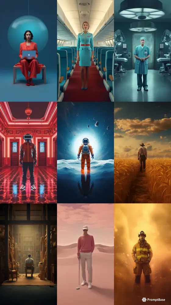 Surreal Advertising Portraits Midjourney Prompt | PromptBase