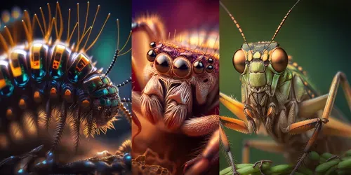 Insects Macro Photographs Midjourney Prompt | PromptBase