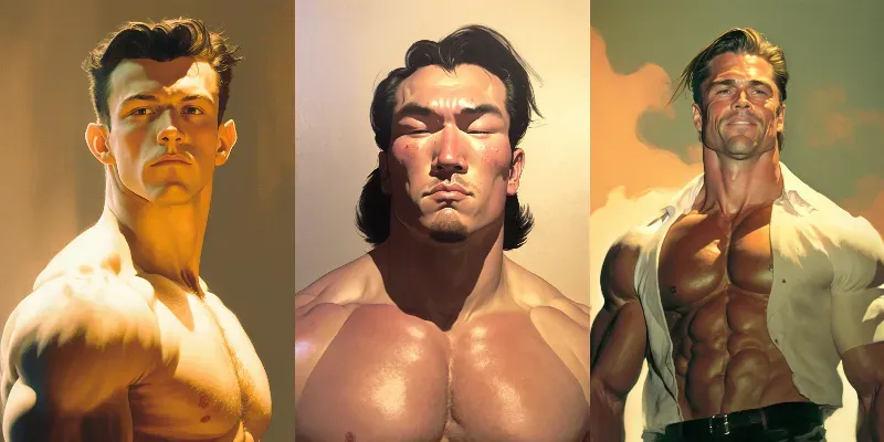 Gigachad Alpha Males Midjourney Prompt | PromptBase