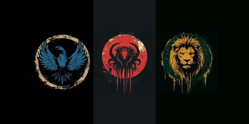 Dark Emblems Midjourney Prompt | PromptBase