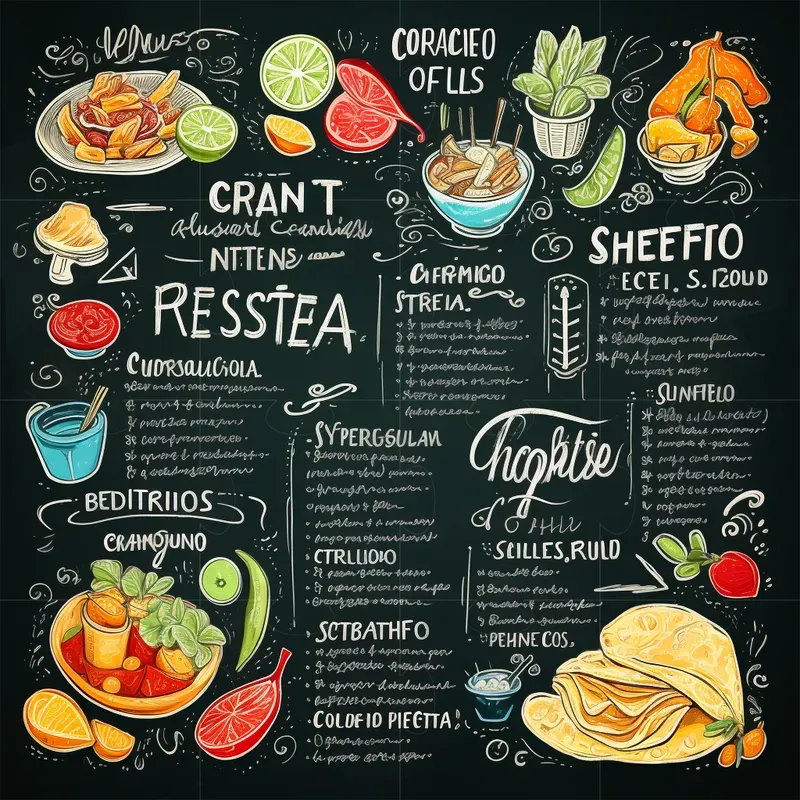 Trendy Menu Designs Midjourney Prompt | PromptBase