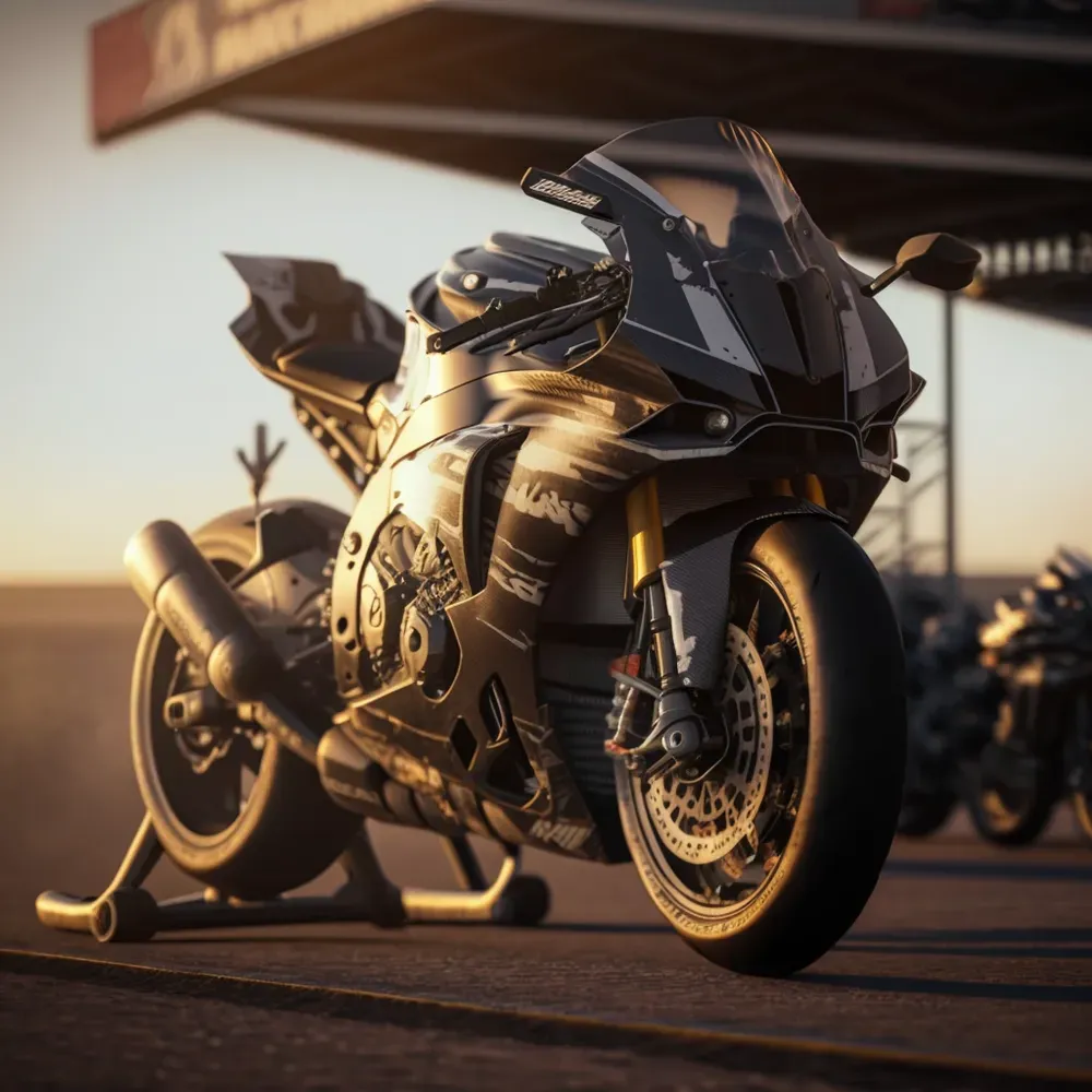 Realistic Motorcycle Photographs Midjourney Prompt | PromptBase