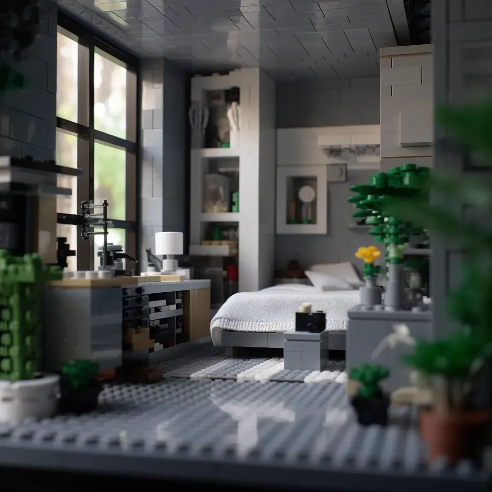 Interior Lego Designs Midjourney Prompt | PromptBase