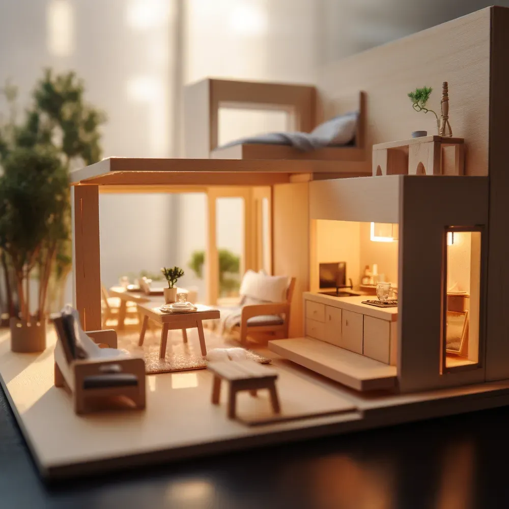 Miniature Interior Designs Midjourney Prompt | PromptBase