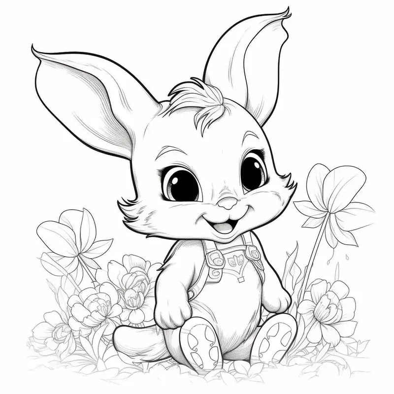 Cute Animals To Color Midjourney Prompt | PromptBase