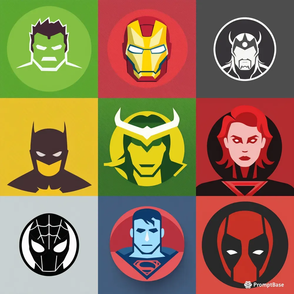 Marvel Dc Icons Midjourney Prompt | PromptBase