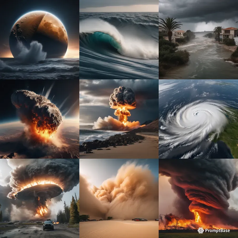 Disasters In The World Stable Diffusion Prompt | PromptBase