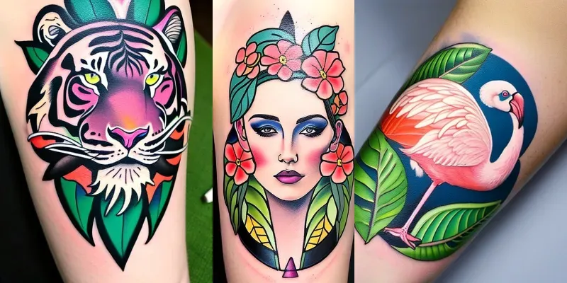 Neo-traditional Tattoos Stable Diffusion Prompt | PromptBase