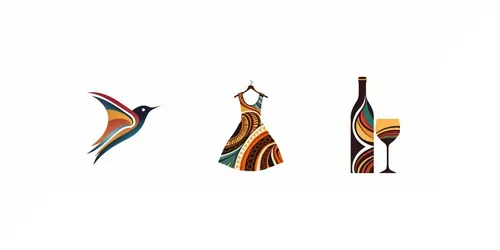 Vivid Stylish Logos Midjourney Prompt | PromptBase