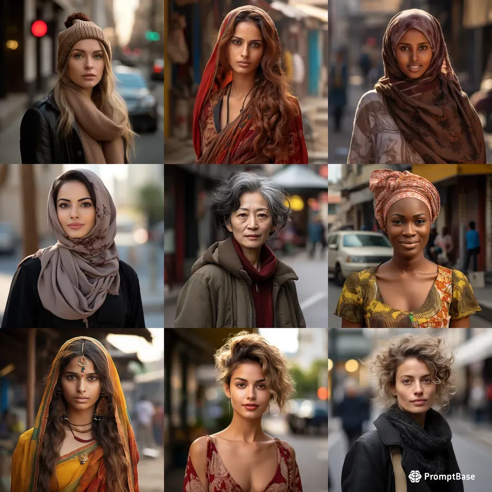 Realistic Portraits Photographs Midjourney Prompt | PromptBase