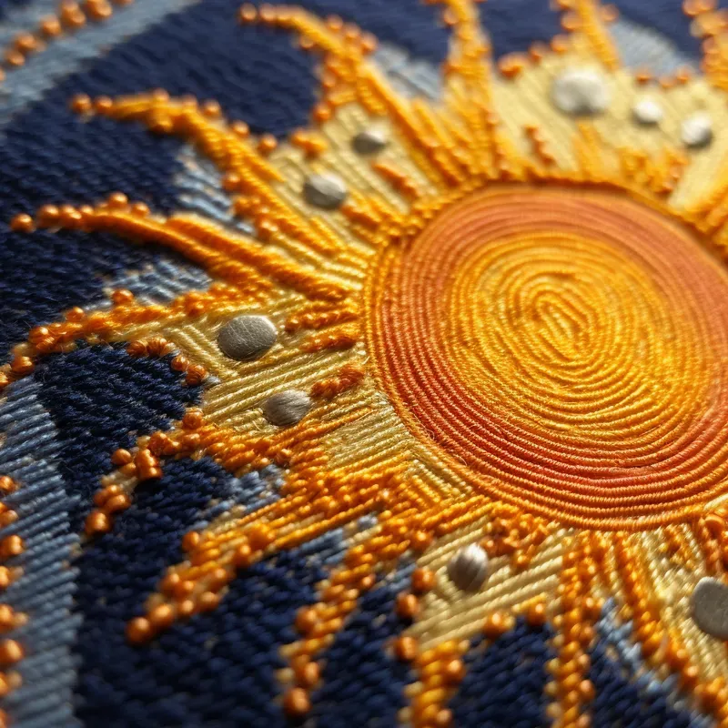 Stitched Wonders Embroidery Designs Midjourney Prompt | PromptBase